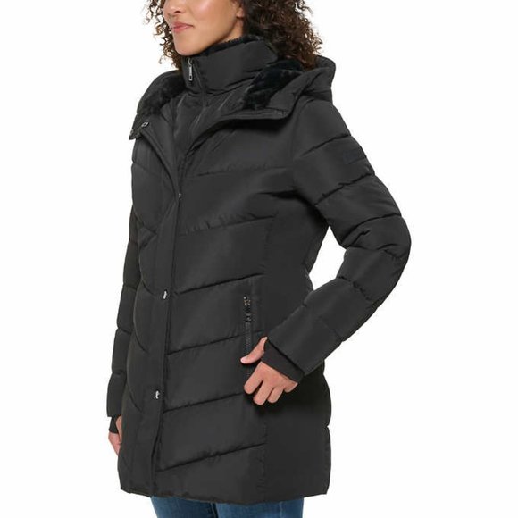 Andrew Marc | Jackets & Coats | Nwt Andrew Marc Womens Faux Fur Hooded ...
